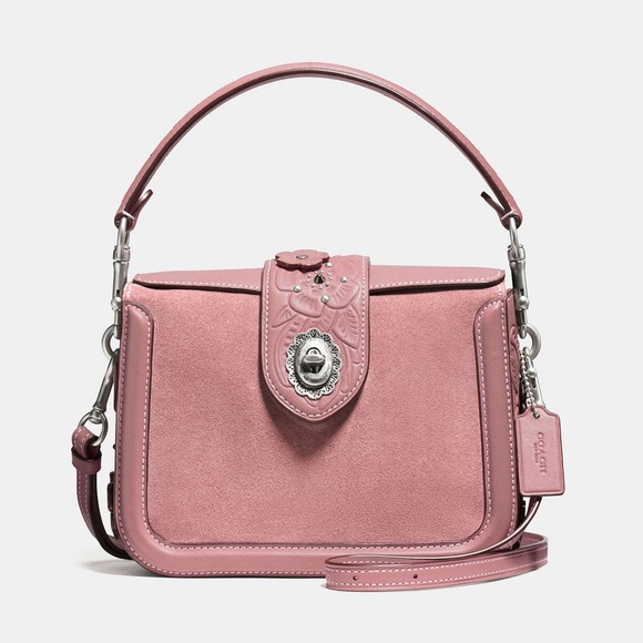 Coach | Bags | Nwt Coach Page Crossbody W Tea Rose Tooling Dusty Rose ...
